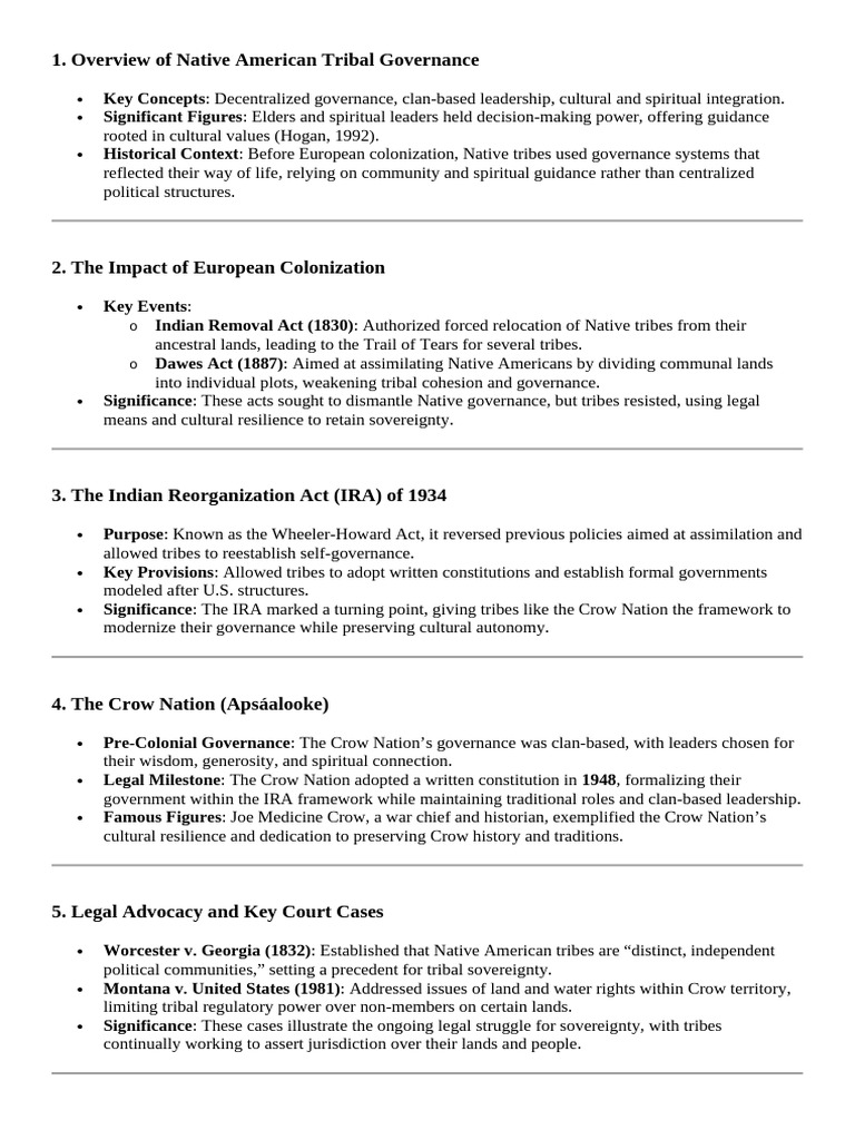 Tips 1 Viva | PDF | Tribal Sovereignty In The United States | Native ...