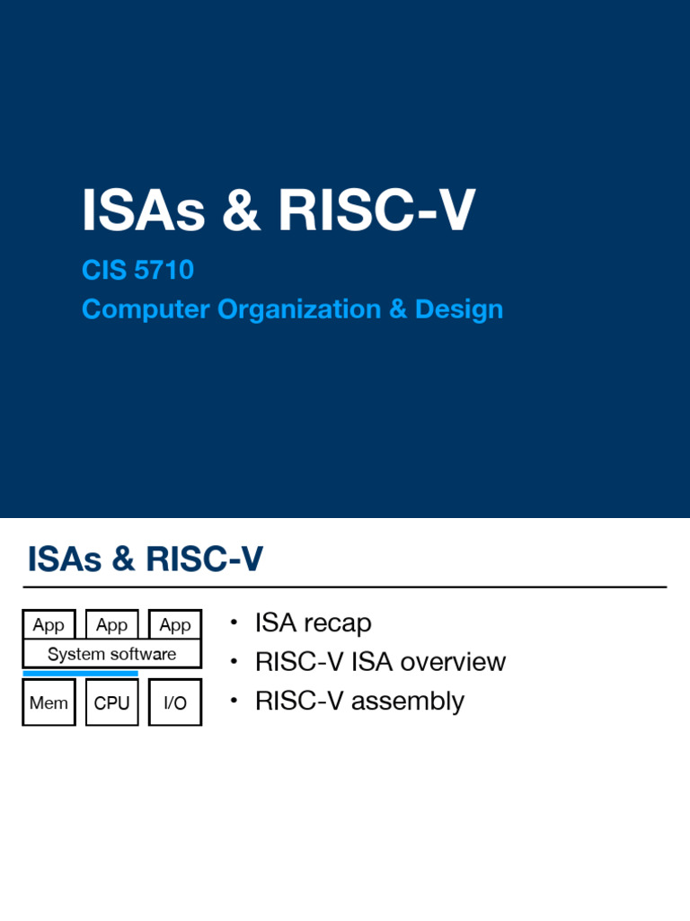 02_riscv | PDF | 64 Bit Computing | Input/Output