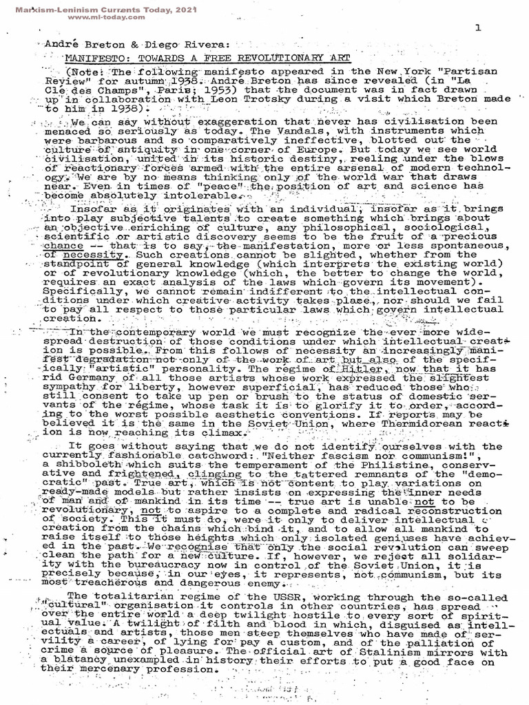 Towards Progressive Art | PDF