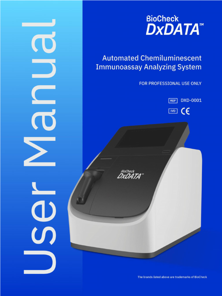Dxdata User Manual v1.0.1 | PDF | Immunoassay | Menu (Computing)
