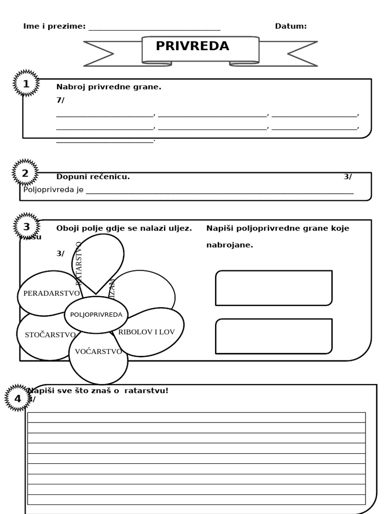 Privreda Vježba | PDF