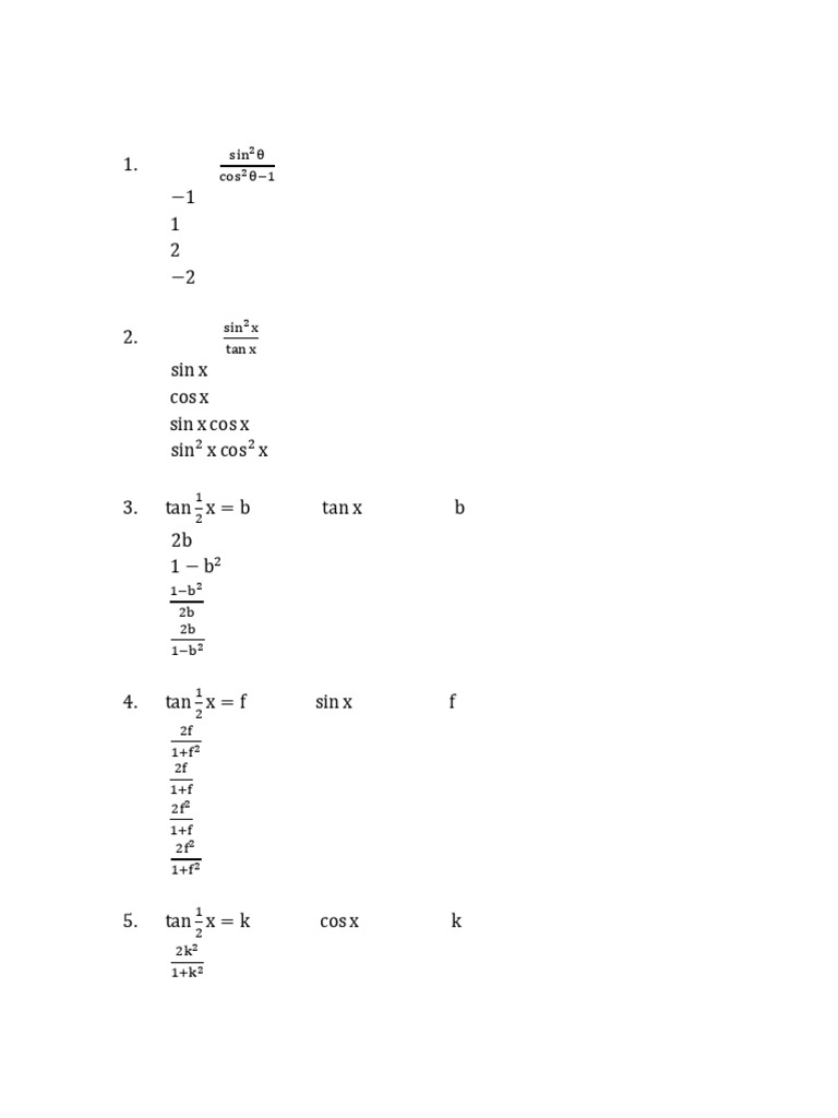 MTS101 Trigonometric Functions Guide | PDF | Trigonometric Functions | Combinatorics