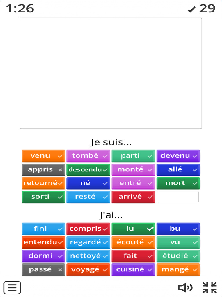 Le Passé Composé (Être Avoir) - Avec Verbes Conjugués - Ordenar Por ...