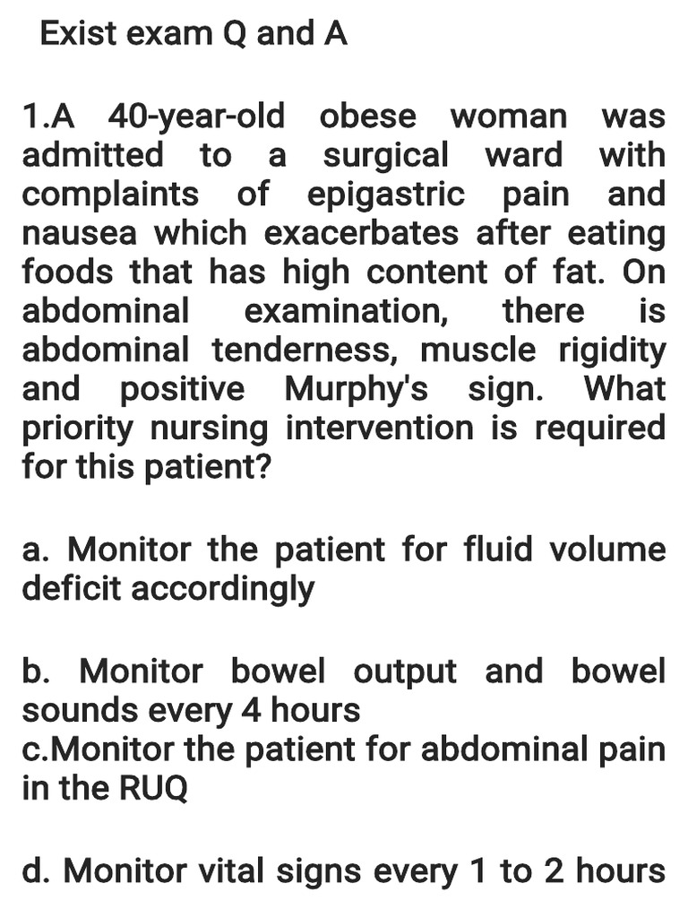 Nursing Exam Prep Guide | PDF