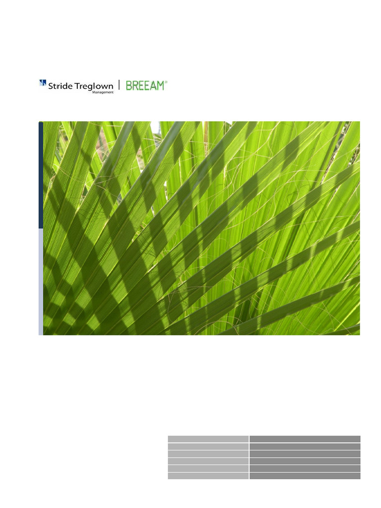 BREEAM Tracker Report Case Study | PDF
