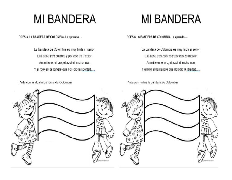 Mi Bandera de Colombia Cancion | PDF