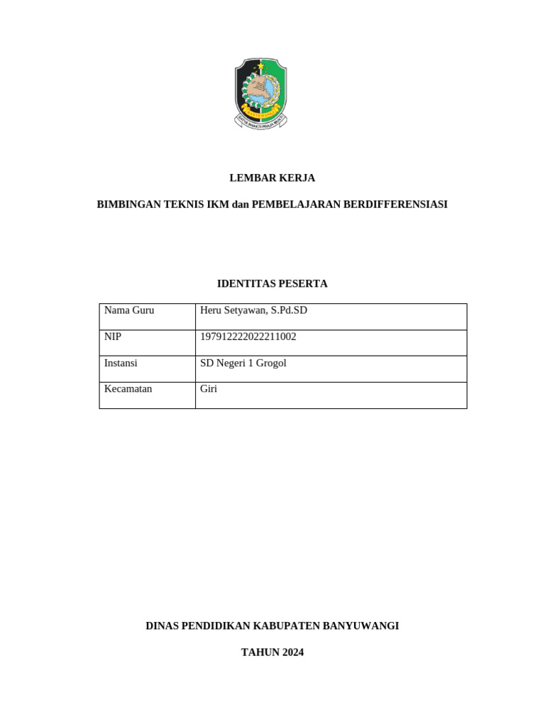 Contoh Membuat Modul Ajar | PDF