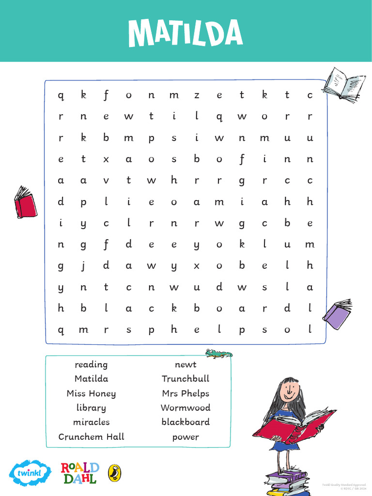 T PZ 1717678801 Matilda Word Search Ver 1 | PDF