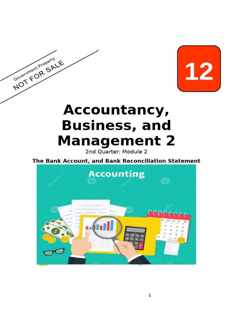 FABM2 Q2 Module2 Week 3 and 4 | PDF | Cheque | Transaction Account