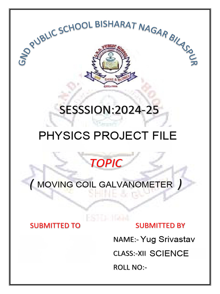 ENGLISH PROJECT FRONT PAGE (5) | PDF