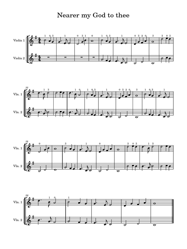 Nearer My God To Thee | PDF