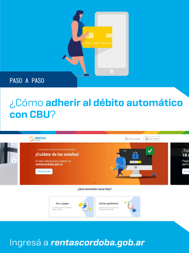 Guía para Débito Automático con CBU | PDF