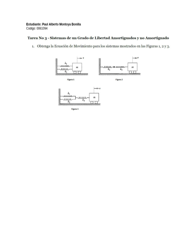Tarea 3 Dinamica Estructural | PDF