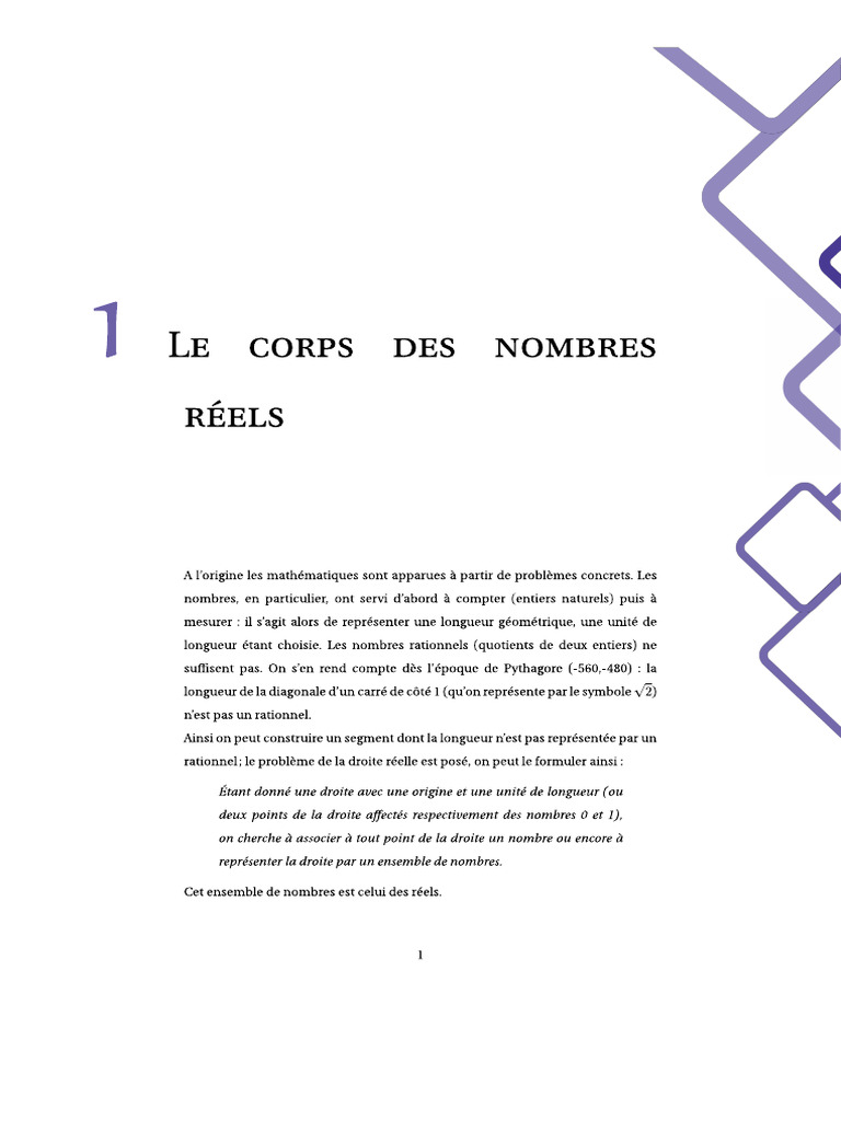 chap 1- Analyse | PDF