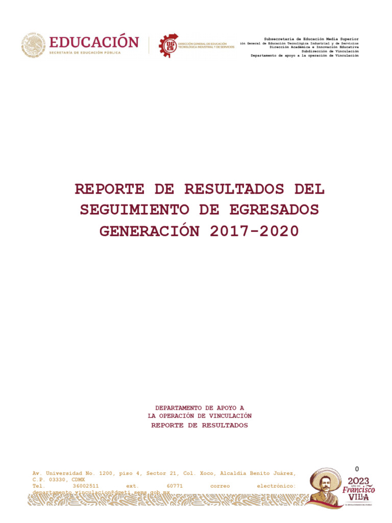 Reporte SE 2017-2020 3a. Aplicación DEI 1 | PDF | Iniciativa ...