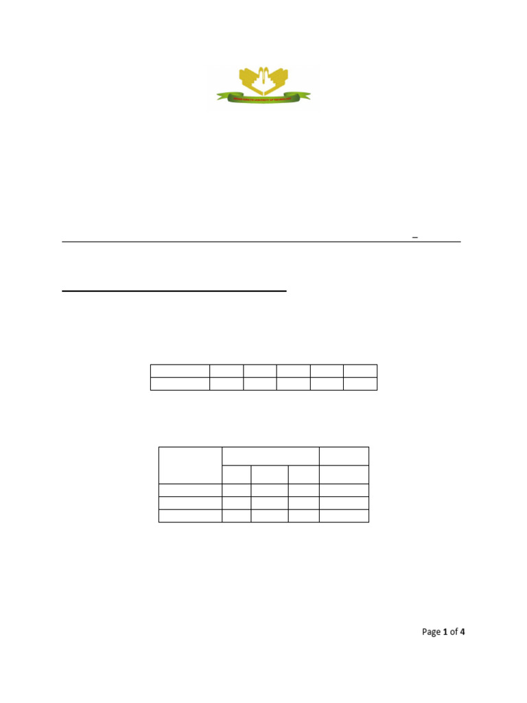 Sas 1201 Probability & Statistics I | PDF | Statistics | Skewness
