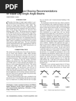 Design of Single Angles | PDF