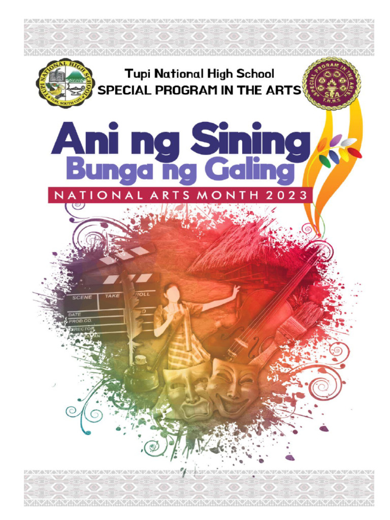 Arts Month Tarpaulin | PDF