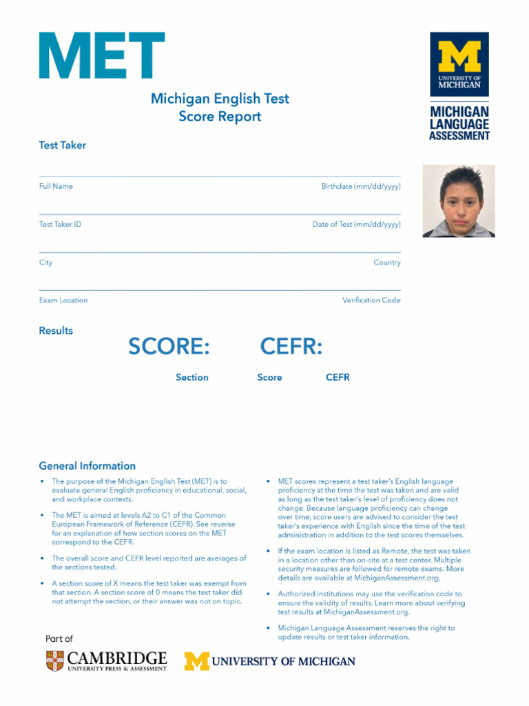 English Proficiency Test Results | PDF