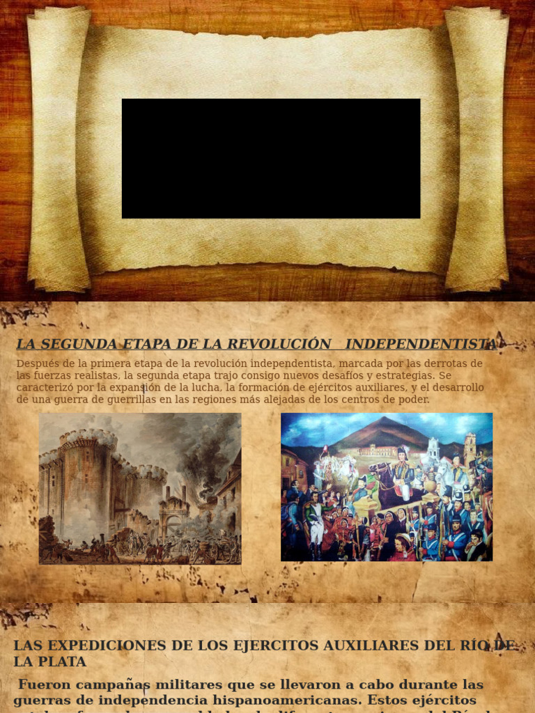 Segunda etapa de la revolución independista | PDF