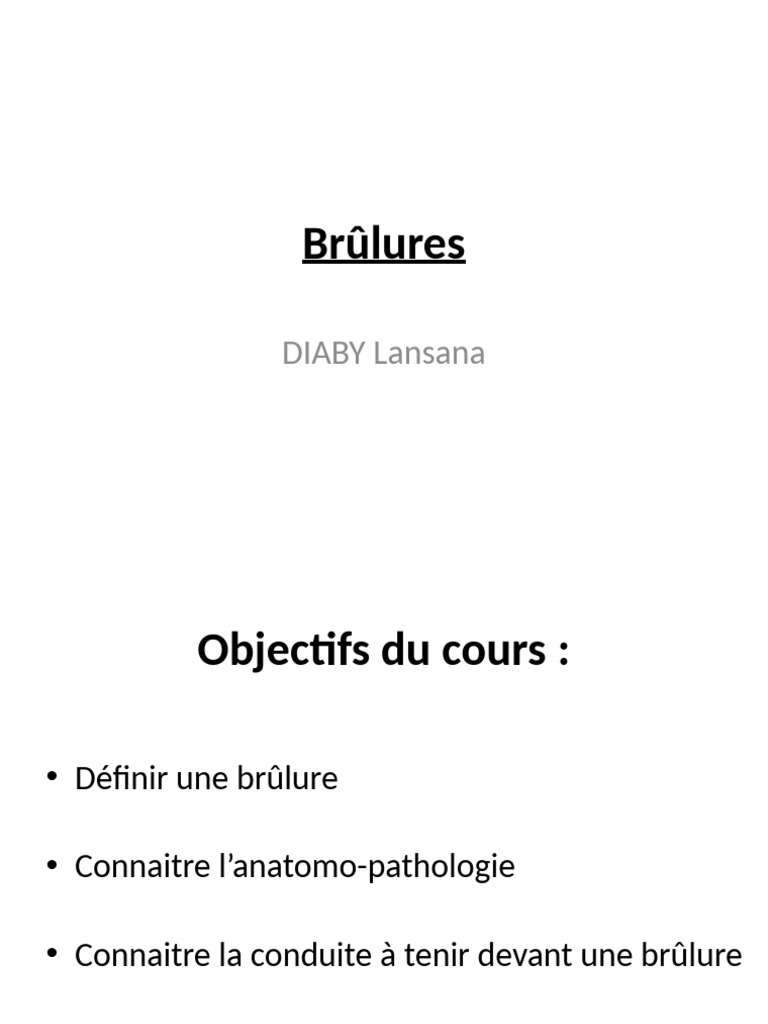 Bru Lure | PDF | Brûlure | Spécialités médicales