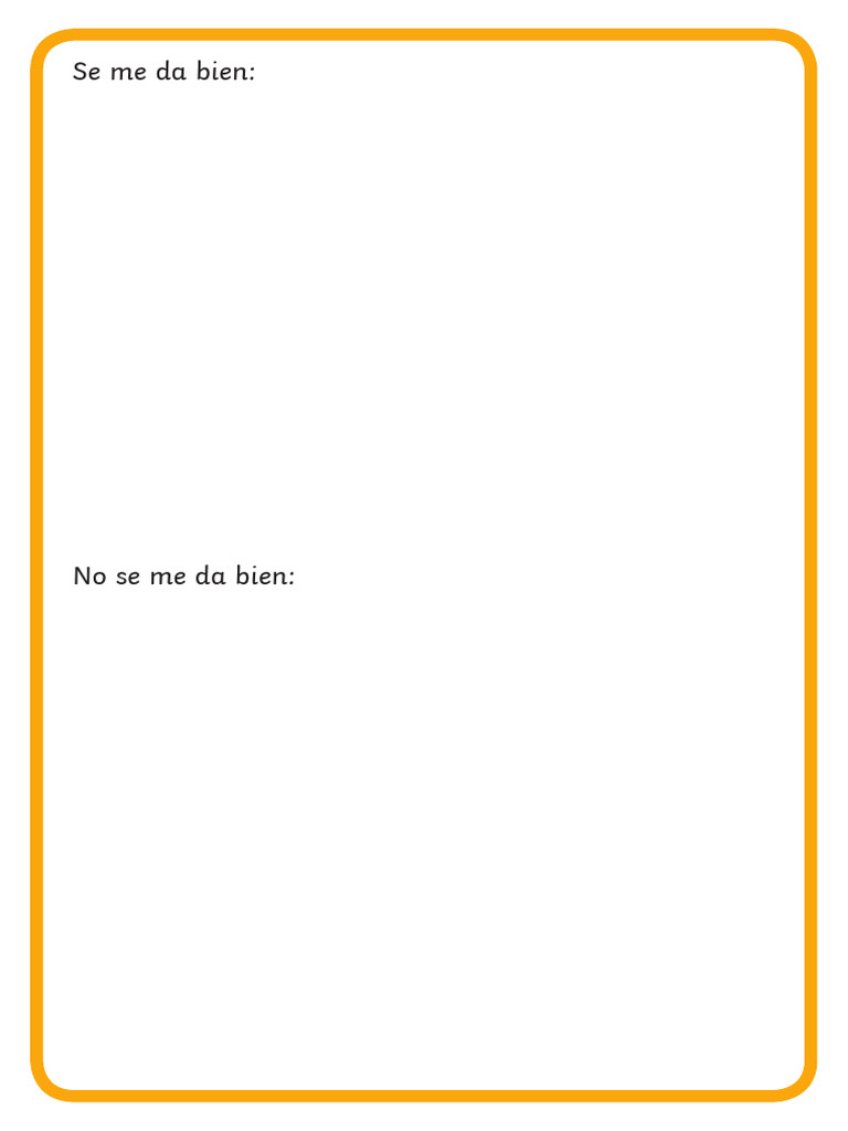 Ficha Se Me Da Bien No Se Me Da Bien Con Simbolos | PDF