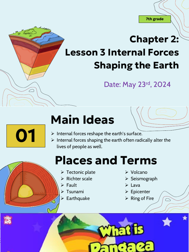 Chapter 2 Lesson 3 Internal Forces Shaping The Earth 2024 | PDF ...