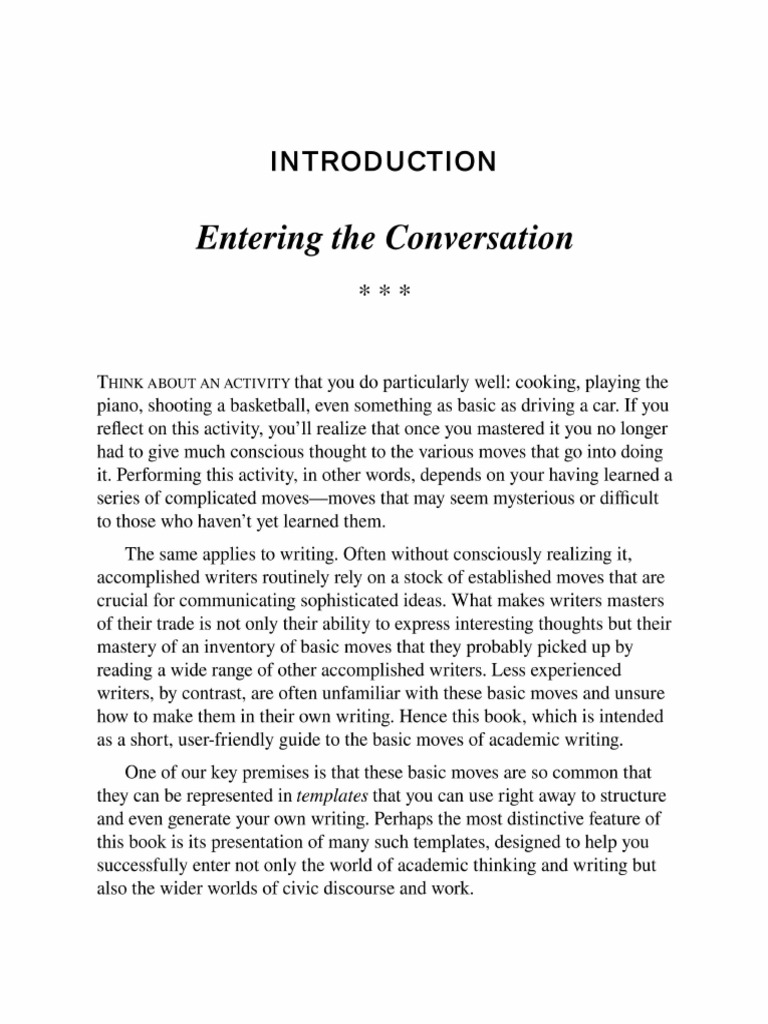 They Say - I Say | PDF