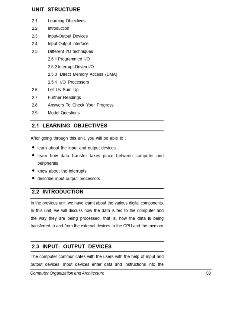 Session7-IO Organization | PDF | Input/Output | Central Processing Unit