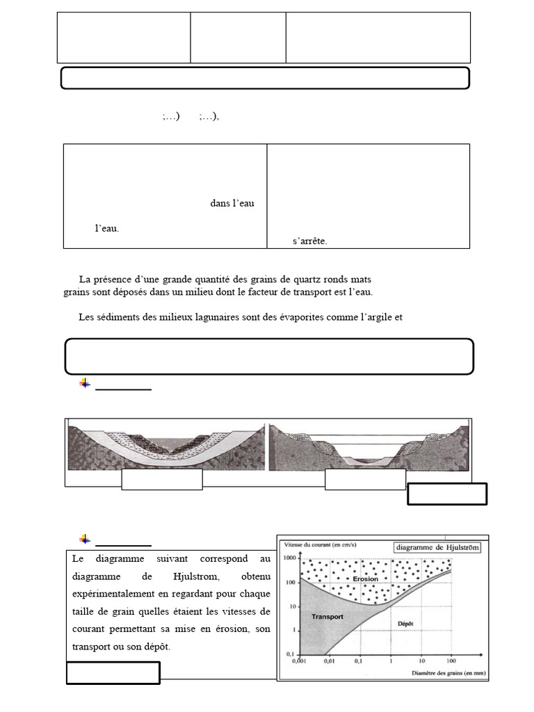 Contrôle continu SVT 1 Bac SMF-1 | PDF | Roche sédimentaire | Fossile