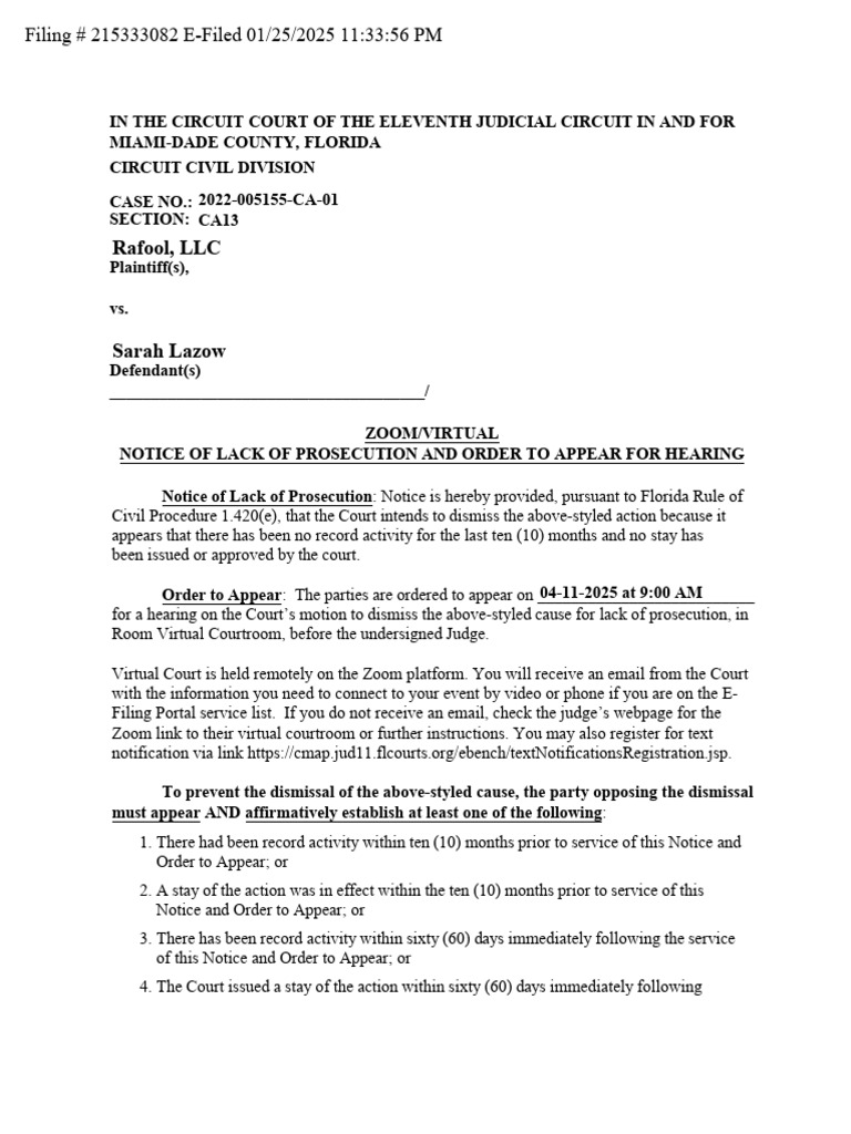 Fwop Notice | PDF | Default Judgment | Public Law