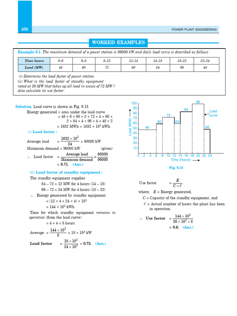 Lecture15 Problems | PDF | Power Station | Watt