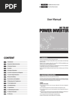 Power Inverter User Manual | PDF | Power Inverter | Direct Current