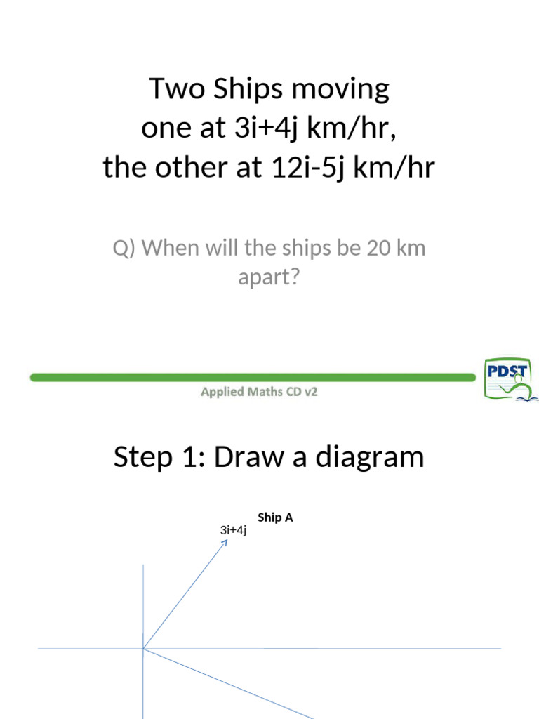 Two Ships Moving2 | PDF | Speed | Physics