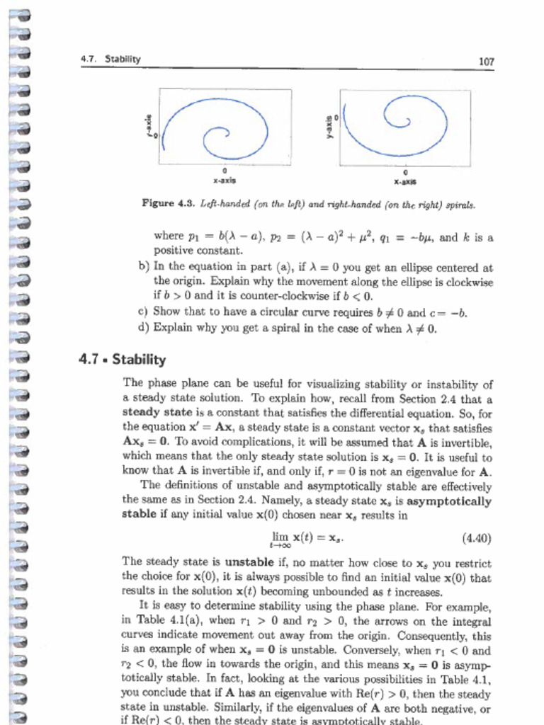 340 stability and linear systems part 4 holmes | PDF