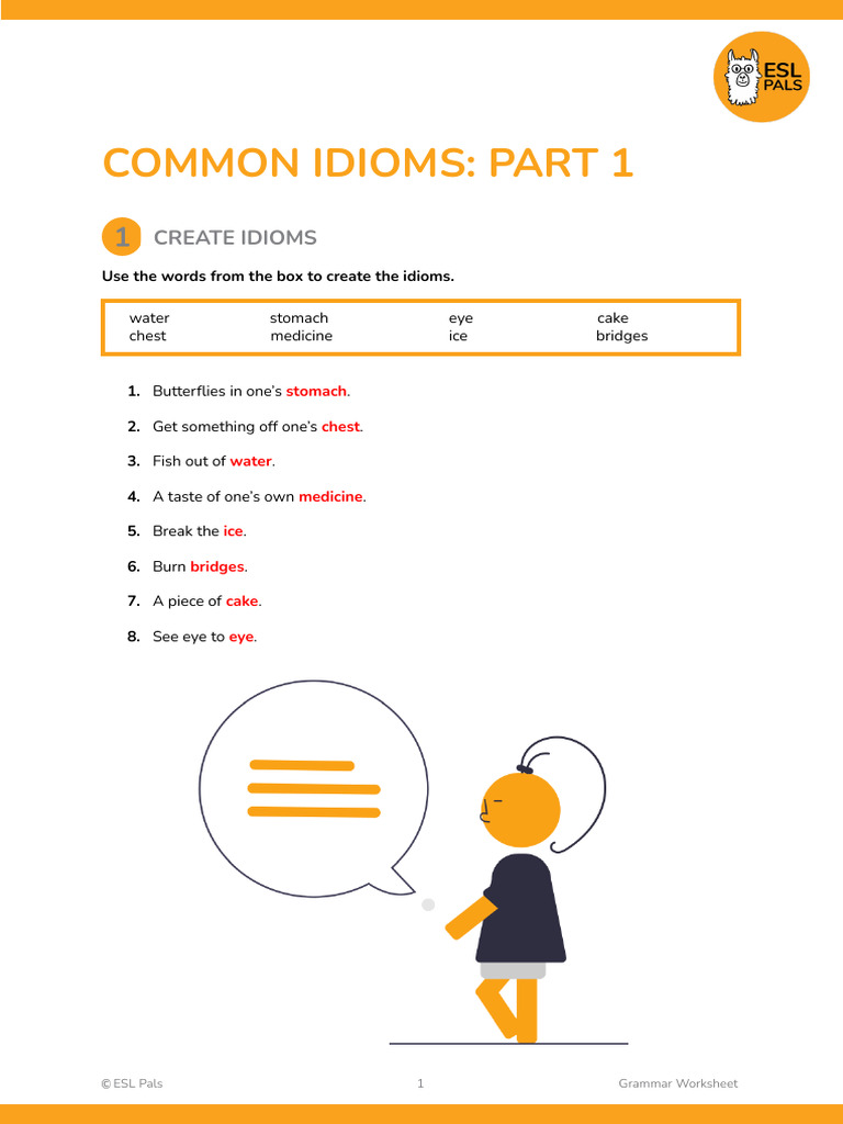 (B2-C1) Common Idioms | PDF
