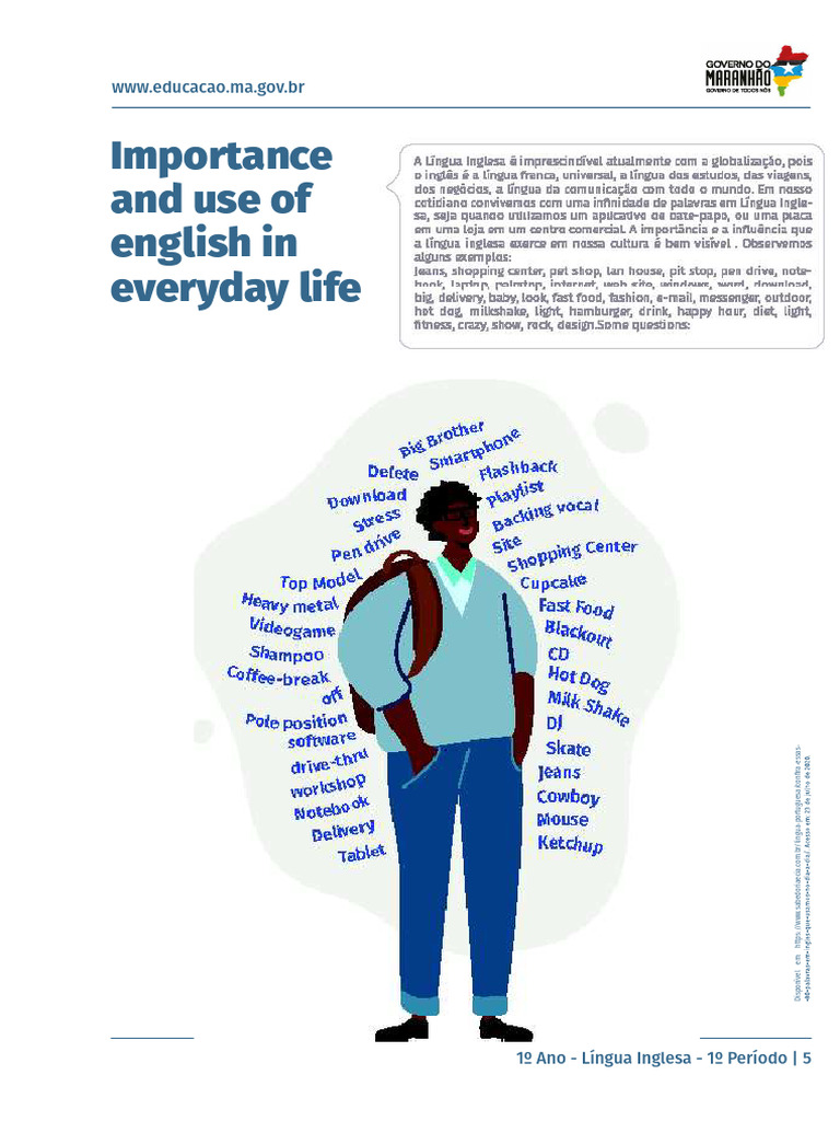 Edited - Importance and Use of English in Everyday Life. | PDF