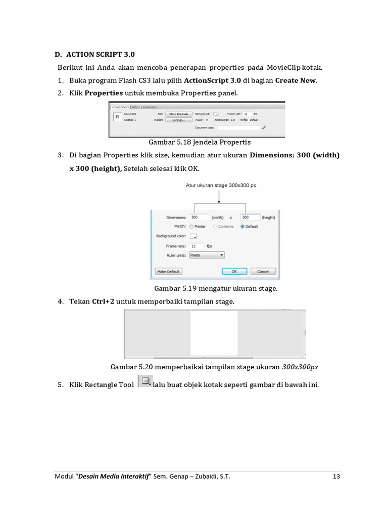 Jobsheet 01 AS3 | PDF