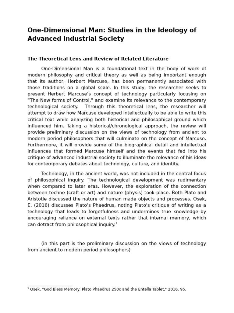 The Theoretical Lens and Review of Related Literature | PDF ...