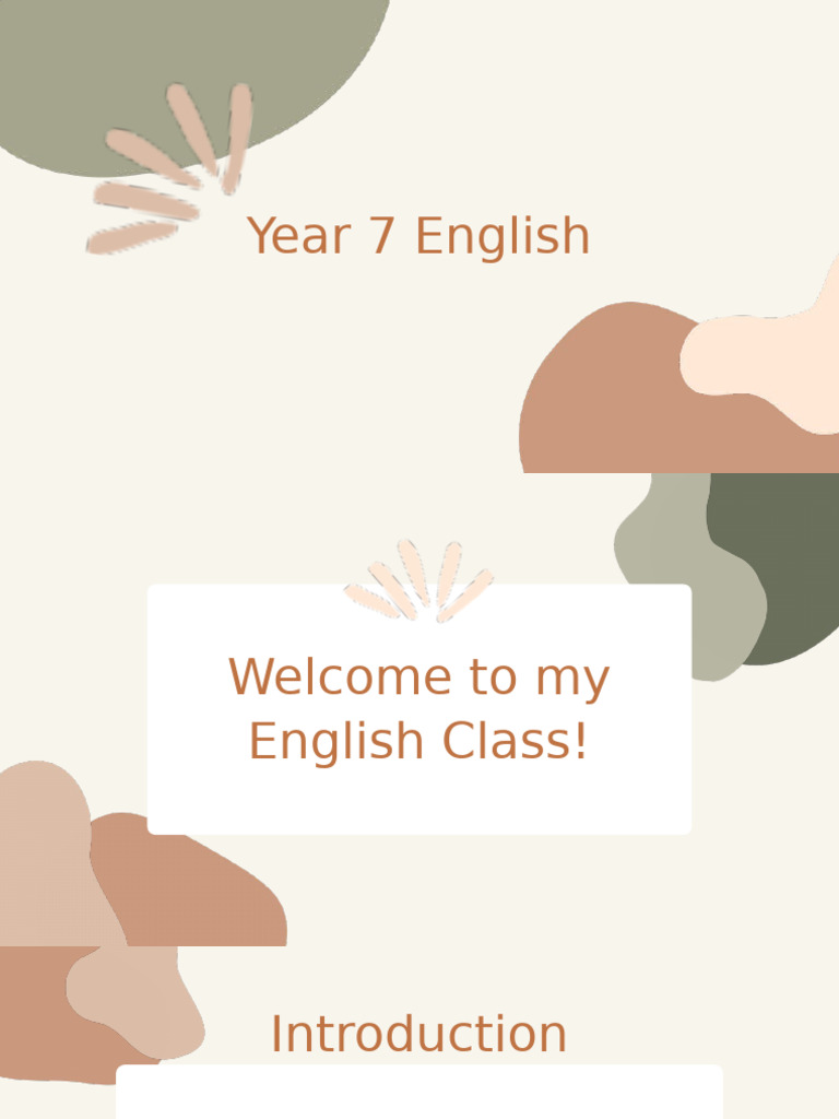 Year 7 English | PDF