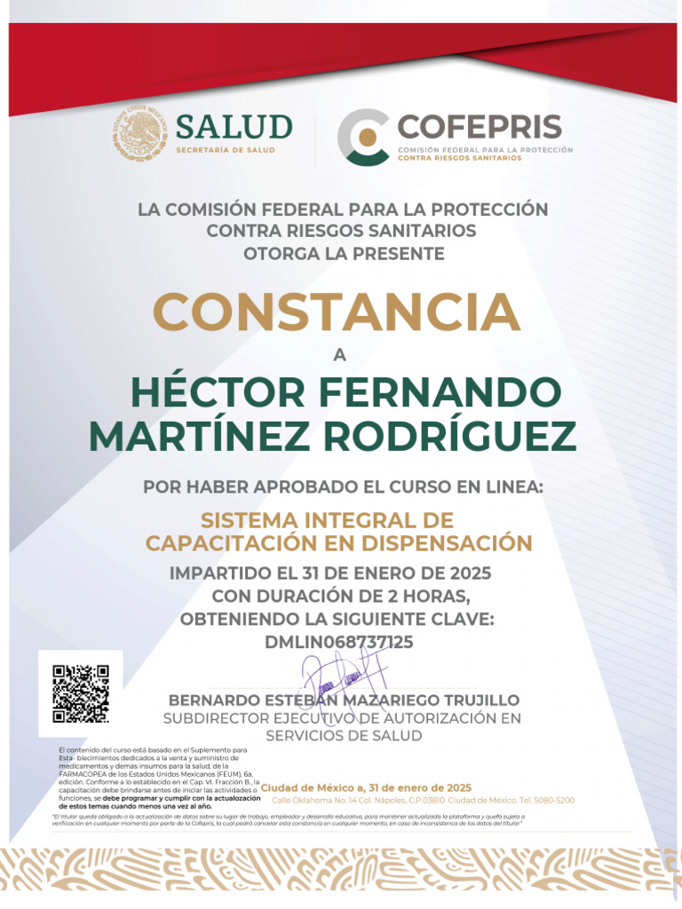 Constancia-SICAD | PDF