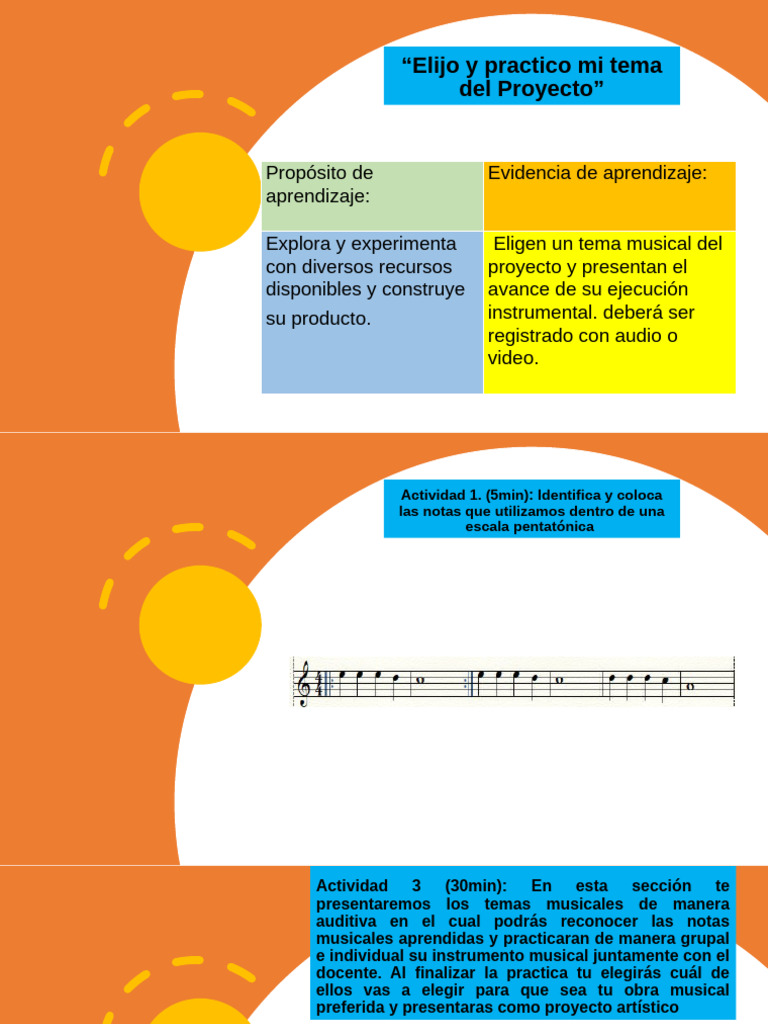 PPT DMPA N° 5 MUSICA 3RO IIIB | PDF