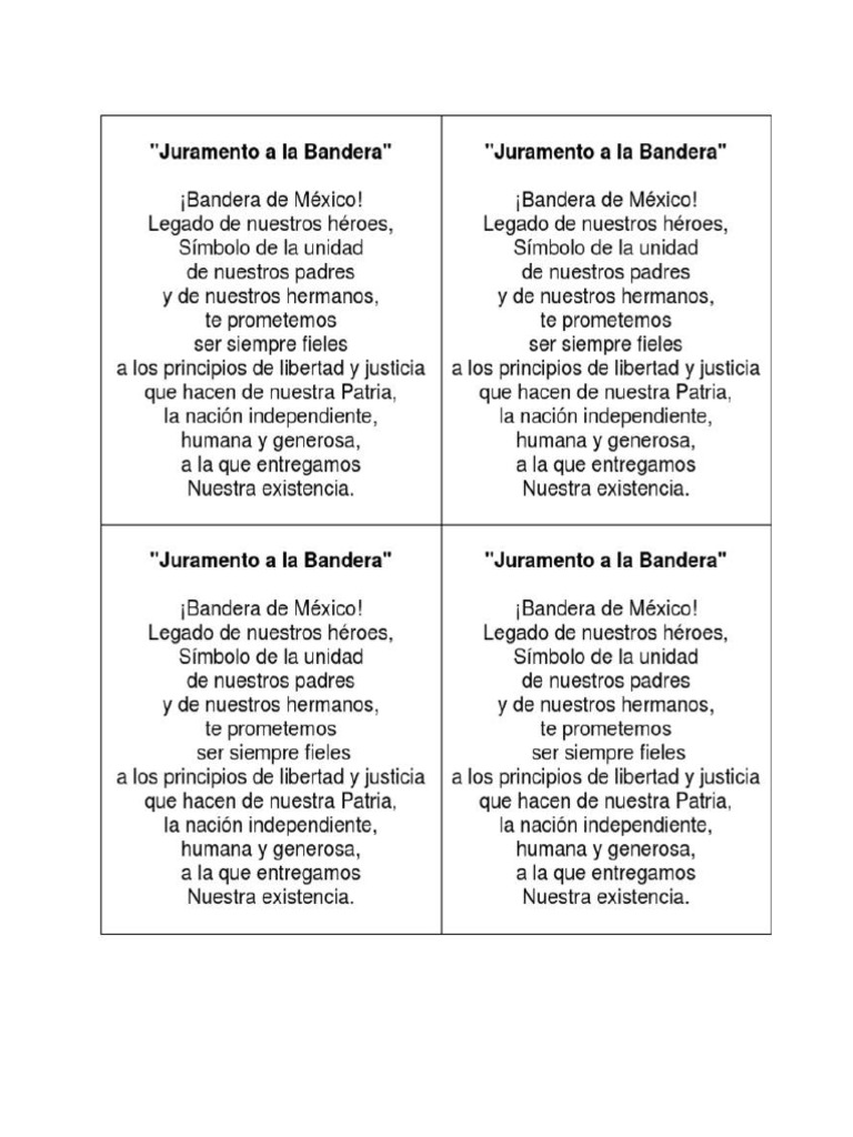 Juramento A La Bandera | PDF