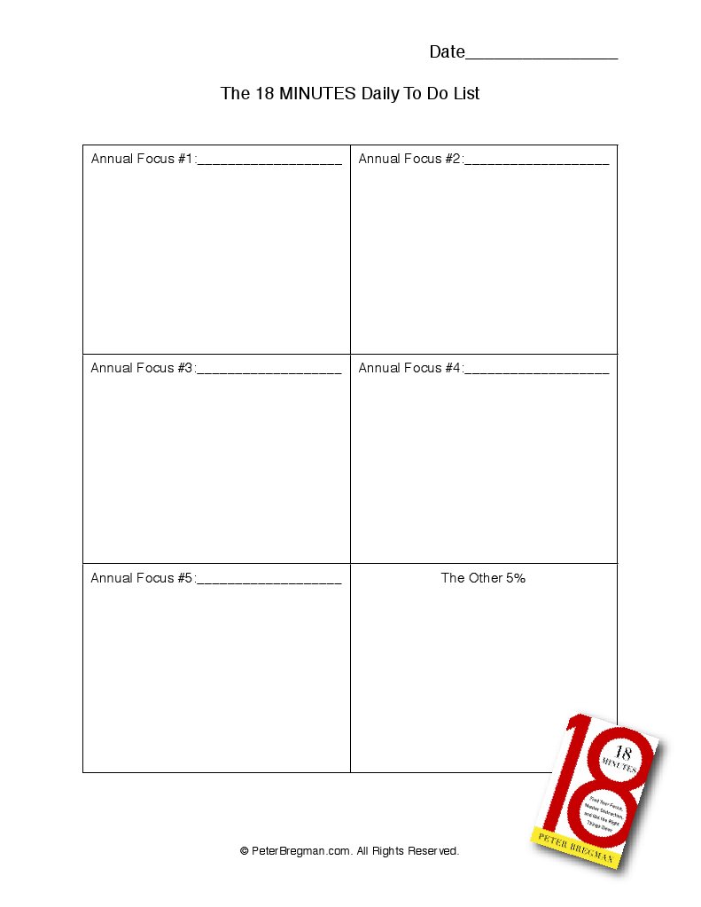 6 Boxes To Do List | PDF