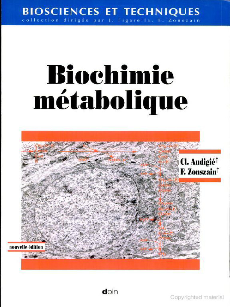 Biochimie Métabolique | PDF