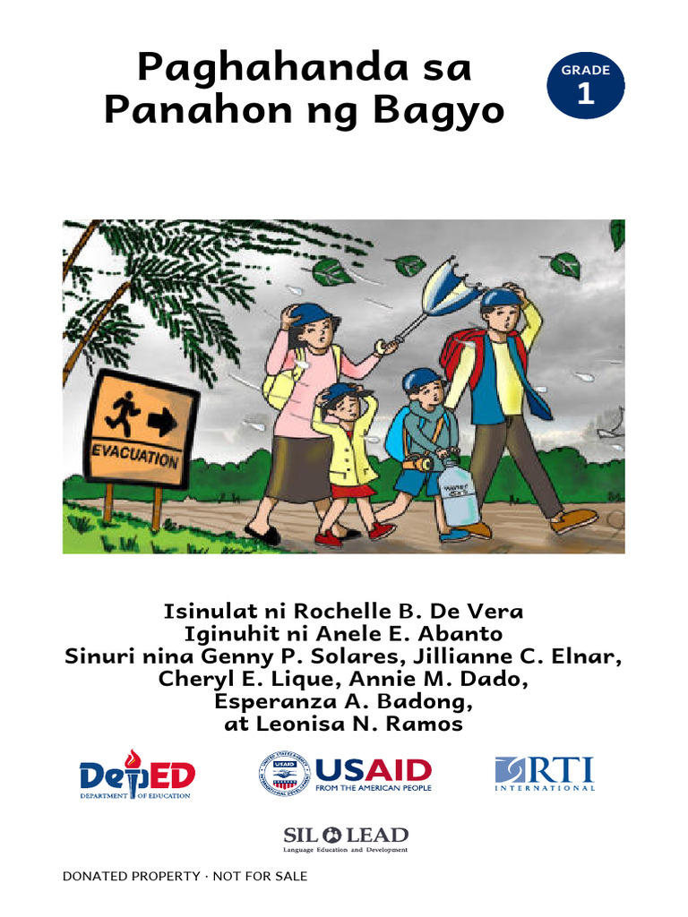 Paghahanda Sa Panahon NG Bagyo | PDF