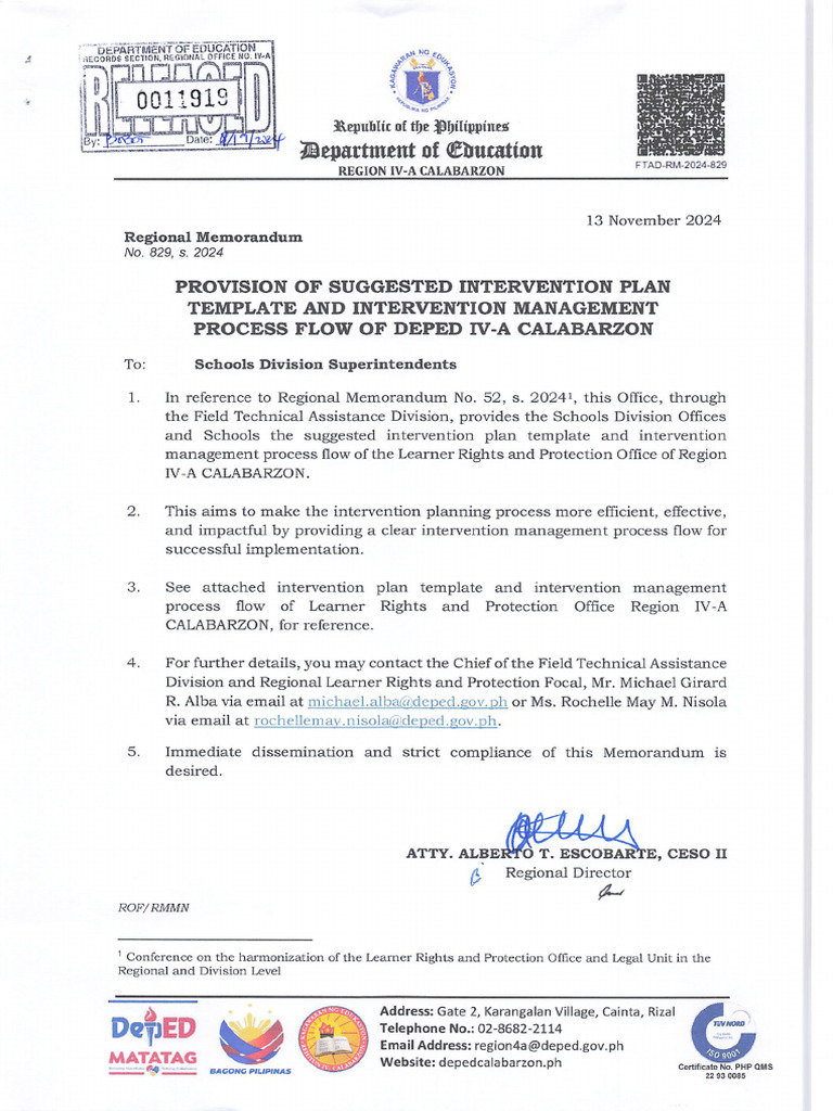 RM 2024 829 Intervention Plan Template and Intervention MGT Process ...