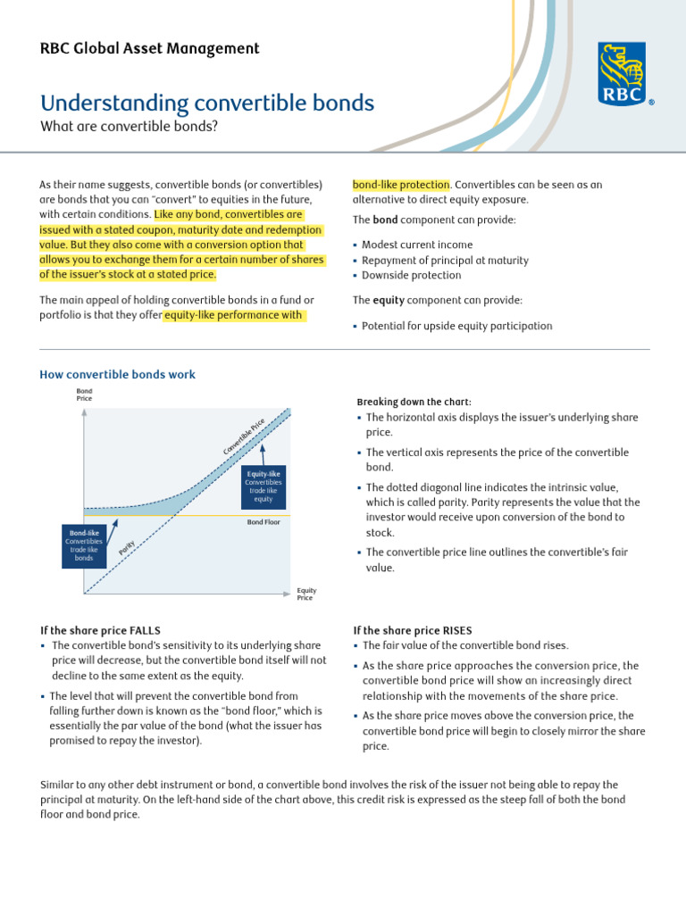 Understanding Convertible Bonds Factsheet | PDF | Bonds (Finance ...