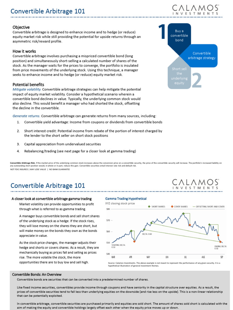 Convertible Arbitrage 101 | PDF | Arbitrage | Bonds (Finance)