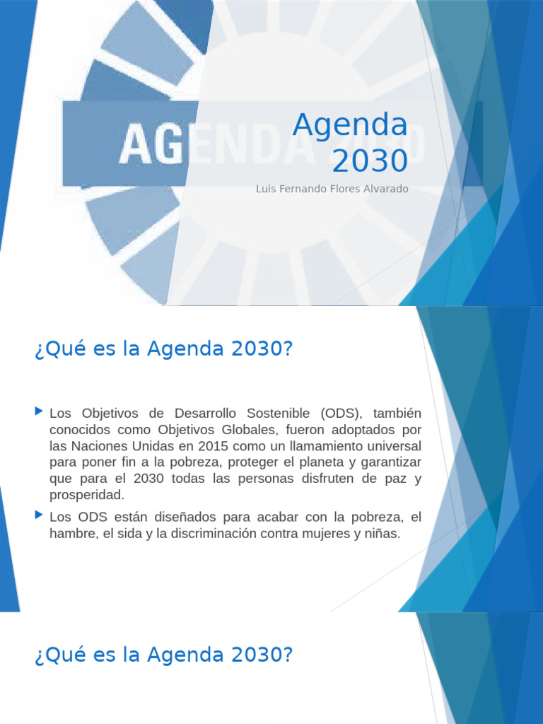 Agenda 2030 | PDF | Sustentabilidad | Entorno natural